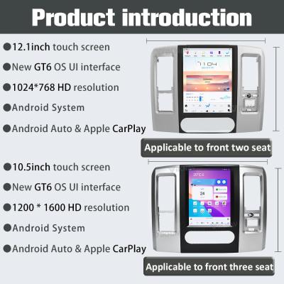中国 Viknav Car Radio For Dodge Ram (2008 2009 2010 2011) 12.1 inch Android 13 Auto Upgrade IPS LCD Screen Touch Multimedia 販売のため