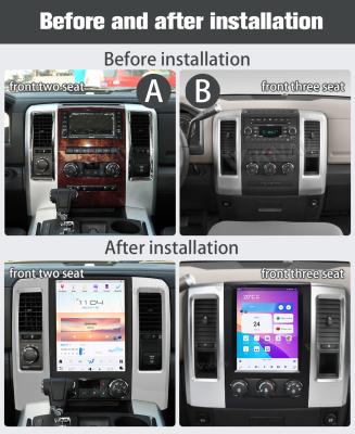 中国 Viknav Car Radio For Dodge Ram (2008 2009 2010 2011) 12.1 inch Android 13 Auto Upgrade IPS LCD Screen Touch Multimedia 販売のため