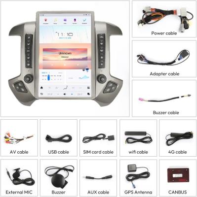 China Viknav Car Radio Voor Chevrolet Silverado GMC Sierra (2014-2019) 14.4 Inch Vervangende Android Head Unit Stereo Auto Mult Te koop
