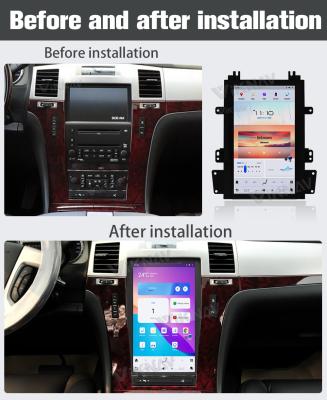 Cina Radio per auto Viknav Per Cadillac Escalade (2008 2009 2010 2011 2012) 13,6 pollici Android Auto Car Radio Upgrade CarP wireless in vendita