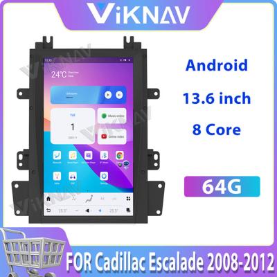 Cina Radio per auto Viknav Per Cadillac Escalade (2008 2009 2010 2011 2012) 13,6 pollici Android Auto Car Radio Upgrade CarP wireless in vendita