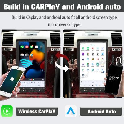 Cina Radio per auto Viknav Per Cadillac Escalade (2008 2009 2010 2011 2012) 13,6 pollici Android Auto Car Radio Upgrade CarP wireless in vendita