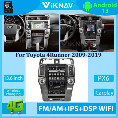 Cina Radio per auto Viknav per Toyota 4 Runner (2009-2019) 13.6 pollici Multimedia Player GPS Navigation Auto Stereo in vendita