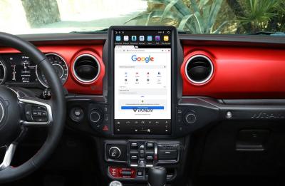 Chine Radio de voiture Viknav Pour Jeep Wrangler (2018-2021) Navigation GPS 13,6 pouces DVD multimédia stéréo automatique 2din à vendre