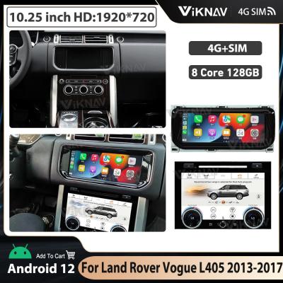 Cina 10.25 inch Car Radio  For Land Rover Vogue L405 2013-2017 Touch Screen GPS Navigation Multimedia Player AC screen in vendita