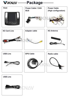 Cina Viknav Car Radio For Infiniti FX35 (2008-2011) 10,4 pollici GPS Navigation Stereo Auto Multimedia Video Player schermo HD in vendita