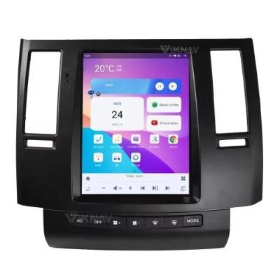 Cina Radio per auto Viknav per Infiniti FX35 (2003-2007) 10.4 pollici Auto Multimedia Player Tesla Style Car Stereo Navigazione GPS in vendita