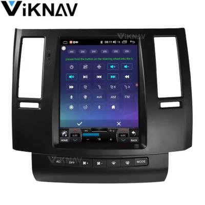 Cina Radio per auto Viknav per Infiniti FX35 (2003-2007) 10.4 pollici Auto Multimedia Player Tesla Style Car Stereo Navigazione GPS in vendita