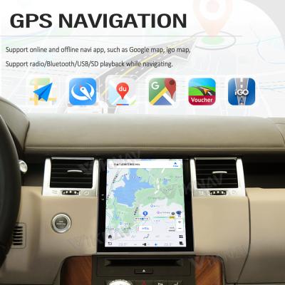 China Android 11 Car Radio For Land Rover Range Sport L320 2009-2013 Carplay Head Unit GPS Navegação Receptor estéreo à venda