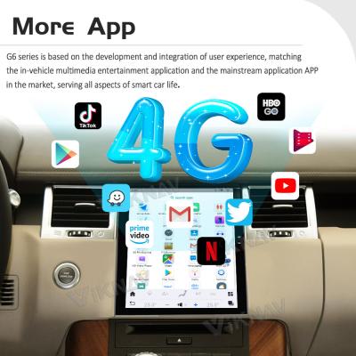China Android 11 Car Radio For Land Rover Range Sport L320 2009-2013 Carplay Head Unit GPS Navegação Receptor estéreo à venda