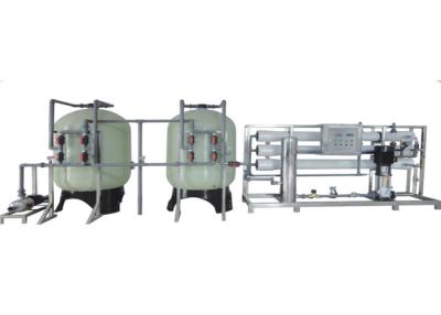 Cina 6TPH impianto per il trattamento delle acque bevente, sistema a acqua di osmosi inversa con sterilizzatore UV in vendita