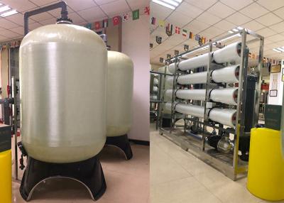 China Sistema salgado TDS 20000PPM da osmose reversa da planta de tratamento da água 6000LPH à venda