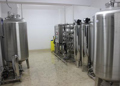 China Edelstahl-zweistufiges Umkehr-Osmose-System 1000LPH mit Sammelbehälter zu verkaufen