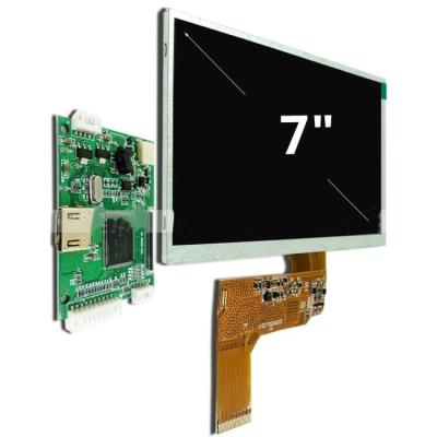 China 7.0 polegadas TFT LCD Monitor 800X480 500cd/M2 Raspberry Pi Hdmi Touch Screen à venda