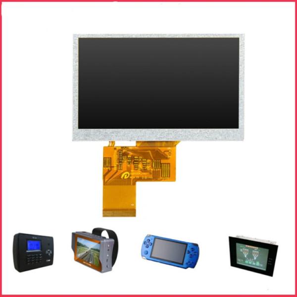 500nits 백색 저항성 LCD 디스플레이 480 X 272 의료 4.3 Tft LCD 모니터 터치 스크린