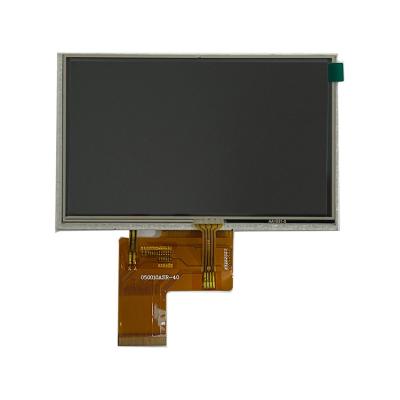 China 800X480px TN TFT LCD Display Screen With Resistive Touch Screen Industrial for sale