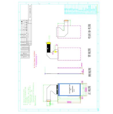Cina 3.0 pollici 2,95 pollici Piccolo display LCD TFT 480 x 854 MIPI Interfaccia Tft industriale in vendita