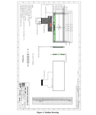 Cina 3.9 pollici TFT LCD Display Screen 480*128 con ST7283 Driver IC e Touch Panel opzionale in vendita