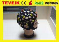 China High Performance 20 Leads EEG Cap with Silver Chloride Electrode Reusable for sale