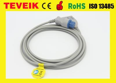 Cina Intorno 10 al cavo del tronco di Pin ECG per il monitor paziente di datex, tipo 3 cavo di LL del paziente dei cavi ECG in vendita