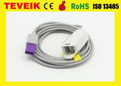 China Geduldige Monitor Opnieuw te gebruiken SpO2 Sensor met Volwassen Vingerklem, 12 het Type van Speldschakelaar Te koop