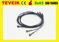 China Flexible soft EEG electrode cable with silver chloride plated copper ,emg electrodes for sale