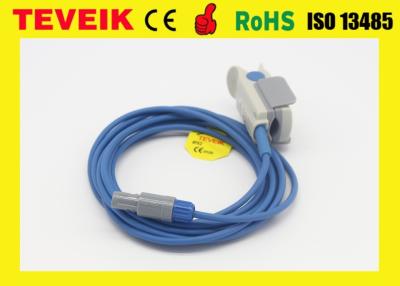 China Do grampo adulto do dedo de Anke ponta de prova reusável do sensor Spo2 10ft Redel 7pin SpO2 à venda