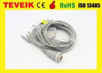 Cina Ecg 103 del kenz della spina della banana 4,0 106 cavo di elettrocardiogramma del cavo del cavo 10 del ecg del monitor paziente con i leadwires in vendita