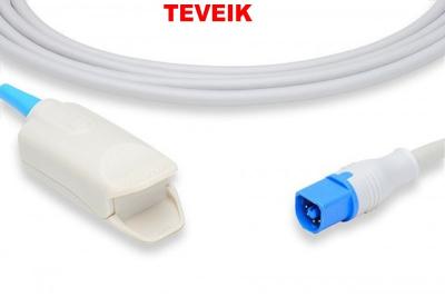 Cina Chip adulto riutilizzabile della clip spo2 del dito della sonda M1196A M1196T del sensore spo2 di HP, perno 8 in vendita