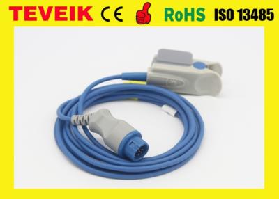 Κίνα Επαναχρησιμοποιήσιμοι ενήλικοι αισθητήρας/έλεγχος συνδετήρων spo2 δάχτυλων Biolight M900 M7000 με 12pin 3m προς πώληση