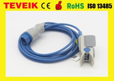Κίνα Επαναχρησιμοποιήσιμοι ενήλικοι αισθητήρας/έλεγχος συνδετήρων spo2 δάχτυλων Biolight M900 M7000 με 12pin 3m προς πώληση