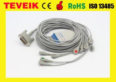 Cina Cavo dei leadwires ECG/EKG di DB 15pin 10 di prezzo franco fabbrica M1770A di Teveik per il monitor paziente, rottura in vendita