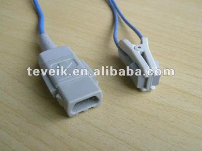 中国 OXY-E4-MC忍耐強いモニターのための再使用可能なGE Ohmeda 9pinの大人の耳クリップSpO2センサー 販売のため