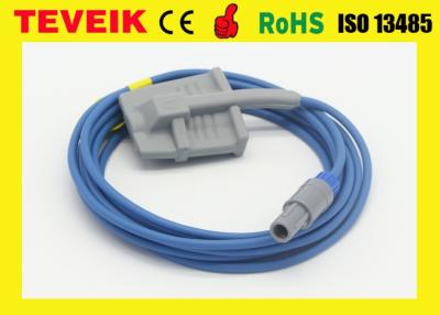 中国 上等の大人指の柔らかい先端再使用可能な指SPO2センサーのRedel 6 Pin 販売のため