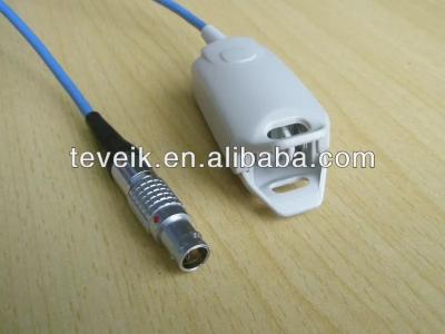 중국 Lemo 5 Pin 적당한 UT4000F를 가진 Goldway 재사용할 수 있는 Spo2 감지기/성숙한 Spo2 감지기 판매용