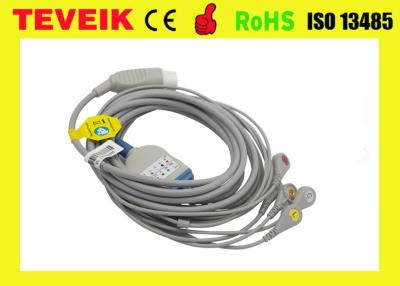 Cina Cavo compatibile del cavo ECG dell'un pezzo solo 5 di HP TPU con l'IEC della rottura per M1722A/B in vendita