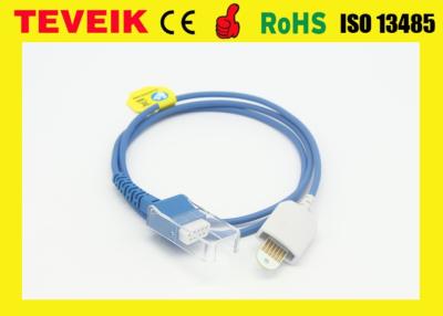 China Mevrouw spo2 sensoradapterkabel, Ms 6pin naar DB9 vrouwelijke Spo2-verlengkabel compatibel met LNCS-sensor Te koop