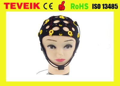 Cina Separazione del cappello di elettroencefalogramma, elettrodo del cloruro di argento, cappuccio dell'elettrodo del eeg di 20 cavi per la macchina di elettroencefalogramma in vendita