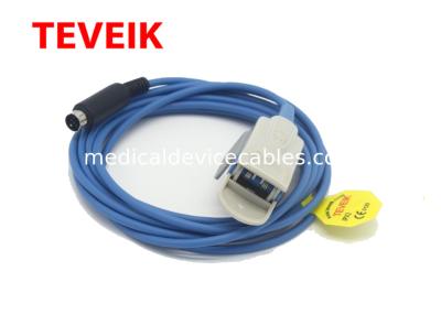 China Sensor Spo2 reusável adulto do RUÍDO 7pin do grampo do dedo para o monitor paciente de Schiller à venda