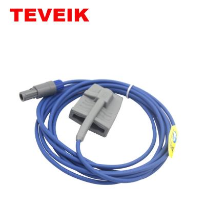 China Pin reusável de Redel 6 do sensor do dedo SPO2 da ponta macia adulta bem escolhida do dedo à venda