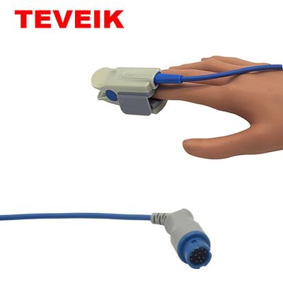 China Do grampo adulto m1191bl spo2 do dedo do sensor de HP SPO2 preço de fábrica reusável do sensor à venda