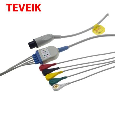 Cina Cavo medico improvviso paziente di Pin BCI Ecg dei Leadwires 6 del monitor 5 in vendita