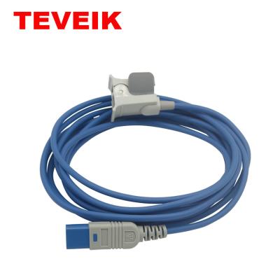 China MP70 MP80 Pediatric Finger Clip 3 Meter Reusable Spo2 Sensor for sale