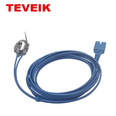 China sensor Spo2 reusável do DB 9pin Nellco-r de 3ft para o tipo ponta de prova do neonate wrap/Y do monitor paciente de spo2 à venda