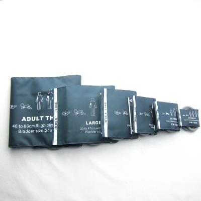 Cina Polsino di nylon riutilizzabile del paziente ricoverato del polsino di BP del paziente dei polsini della vescica di TPU NIBP in vendita