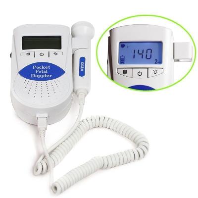 China Women Prenatal Portable Ultrasound Detector 2BPM 2.0MHz Fetal Doppler for sale