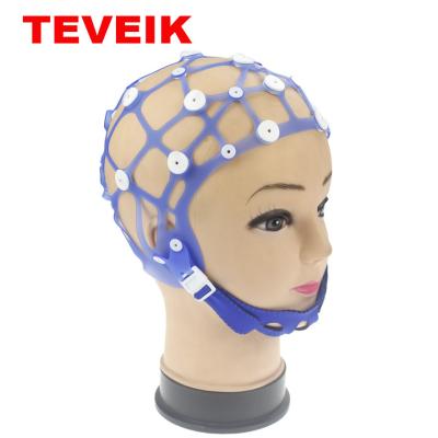 Cina Silicone riutilizzabile di multi dimensione del cappello di elettroencefalogramma di Manica di 20 elettrodi senza elettrodo in vendita