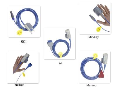 China Sensor SpO2 für Art 3ft DB 7pin des Ninon-Patientenmonitorneugeborenen wrap/Y zu verkaufen