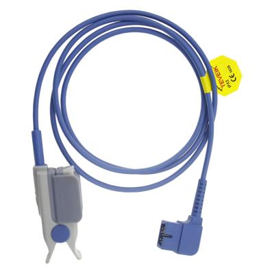 China látex reusável do sensor Spo2 do DB 7p de 3ft livre para Ninon Patient Monitor à venda