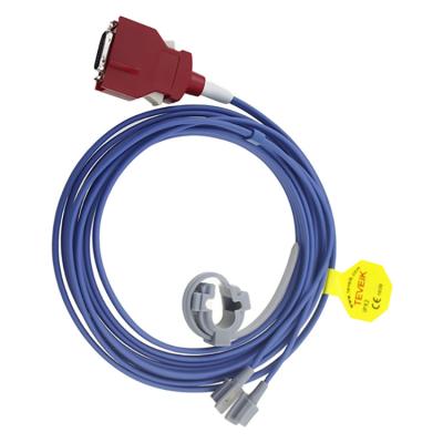 China análogo reutilizable del sensor Spo2 el 10ft de 11p TPU para el monitor paciente de GE Ohmeda en venta
